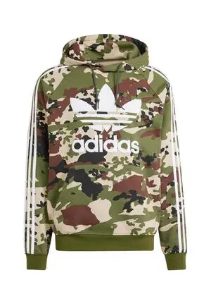 Adidas Camo Graphic Hoodie Asia Sizing 'green - Wild Pine