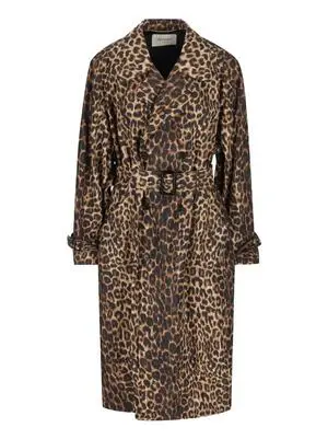 Saint Laurent Printed Nylon Trench Coat - Multicolor
