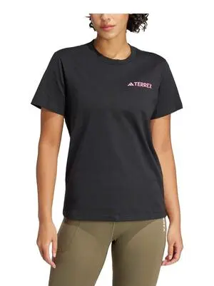 Adidas Graphic T-shirt Asia Sizing - Black