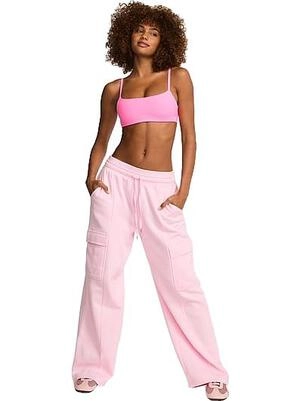 Pink Campus Fleece™ Cargo Sweatpants - Pink