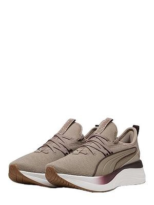 Pink Puma Softride Sabrina Femme Sneakers - Beige