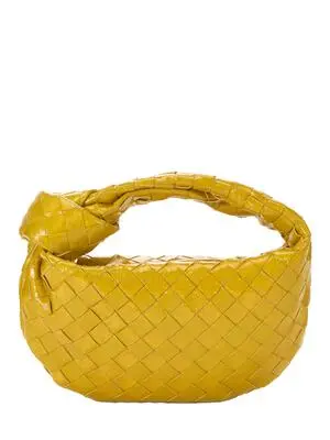 Bottega Veneta Patent Intrecciato Jodie - Yellow