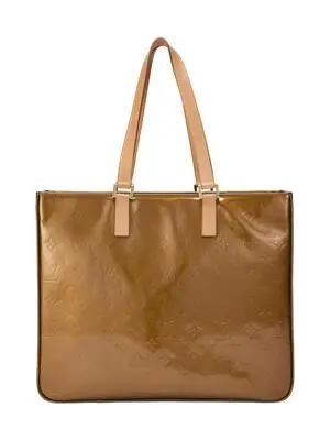 LOUIS VUITTON Brown Monogram Vernis Columbus Brown