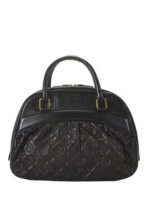 LOUIS VUITTON Black Monogram Lambskin Mizi Vienna