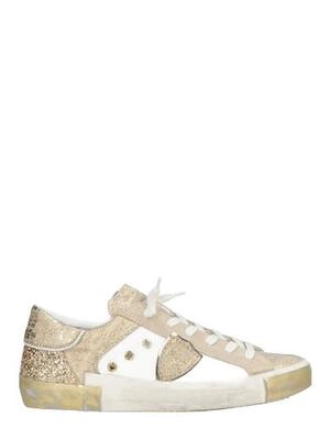 Philippe Model Sneakers Platinum Size Leather - Grey