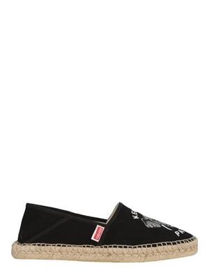 Kenzo Espadrilles Size Textile Fibers - Black