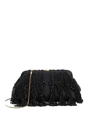 Simkhai Pia Beaded Clutch - Black