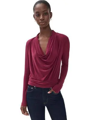 Ramy Brook Eden Blouse - Cranberry
