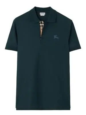 Burberry Cotton Polo Shirt - Blue