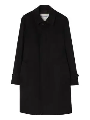 Burberry Cashmere Mid-length Car Coat - Black
