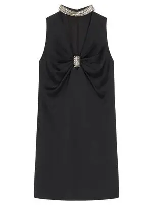 Valentino Garavani Embellished Mini Dress - Black