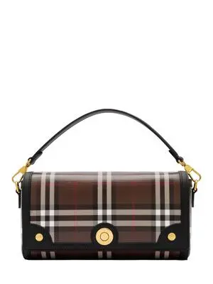 Burberry Check Note Cross-body Bag - Brown