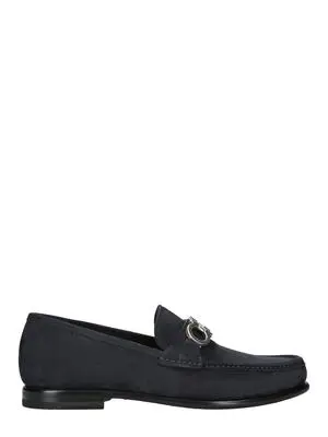 SALVATORE FERRAGAMO Nubuck Gancini Loafers