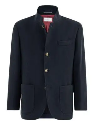 Brunello Cucinelli Cashmere Blazer - Blue