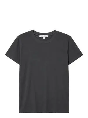 NOEND Supima Cotton Crew Neck Tee In Charcoal - Grey