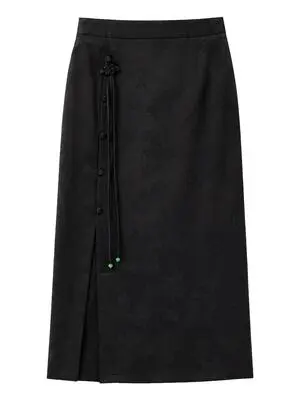 MAISON LOINTAINE Black Li Skirt