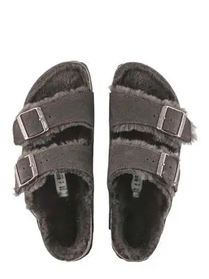 BIRKENSTOCK Arizona Double Strap Slip-on Sandals - Black