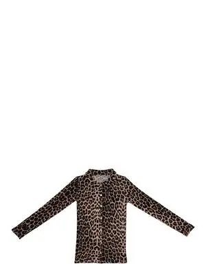 BASERANGE Cosme -print Shirt - Leopard