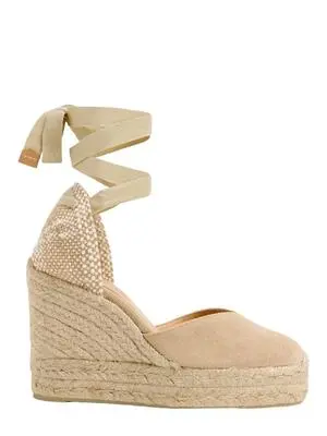 CASTAÑER Castañer Iconic Chiara Lace-Up Wedge Espadrilles