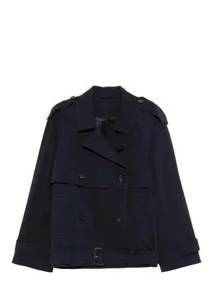 TOTEME Double-breasted Peacoat - Midnight Blue