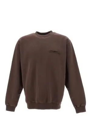 Jacquemus FELPA GIROCOLLO LE GROS GRAIN Marrone