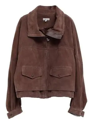 Loewe Suede Leather Jacket - Multicolor