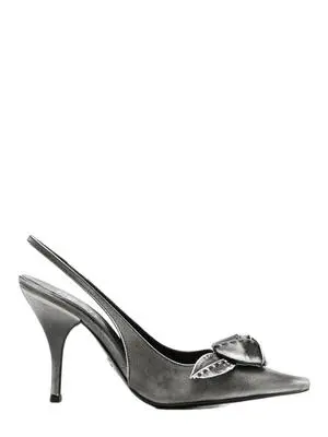 Prada Leather Slingback Pumps - Multicolor