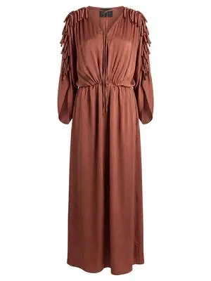 FLAUNT ARCHIVE Amelie Dress Terracotta - Brown