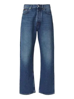 Moncler Faded Straight Jeans - Blue