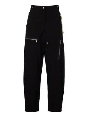 Fendi Cotton Cargo Pants - Black