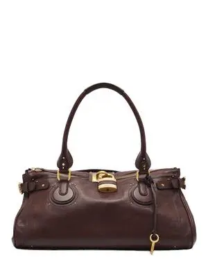 Chloé Paddington Xl Leather Shoulder Bag - Brown