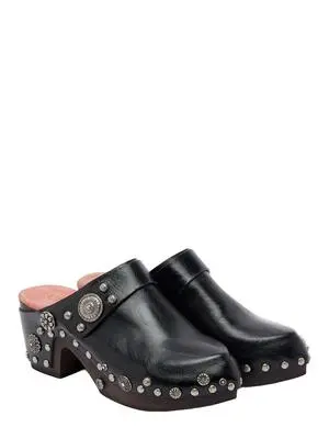 CHLOÉ Chloé Talis Studded Leather Clogs