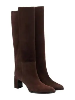 JIMMY CHOO Caly Suede Knee-high Boots - Brown