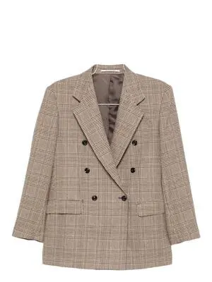 Tagliatore Wool Blend Double-breasted Jacket - Multicolor