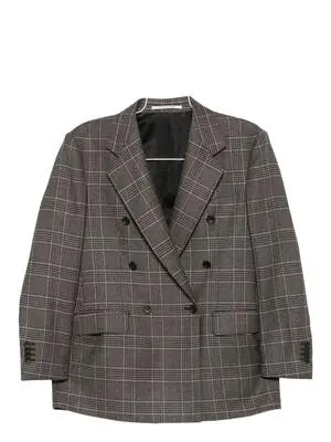 Tagliatore Wool Double-breasted Jacket - Multicolor