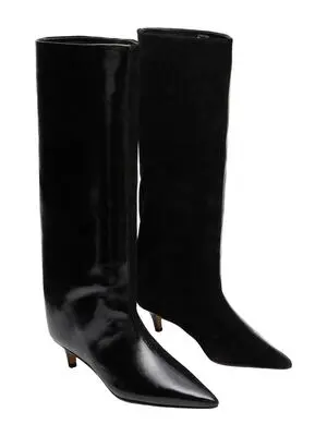 Steve Madden Lysara Knee High Boots Black Multi