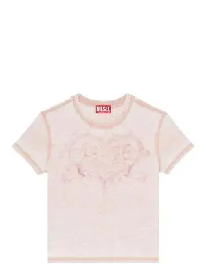 DIESEL® Logo Cotton Blend T-shirt - Multicolor
