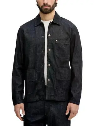 BENETTON Patch-pocket Denim Shirt