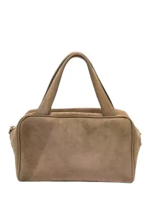 Liviana Conti Suede Top-handle Tote Bag - Neutrals