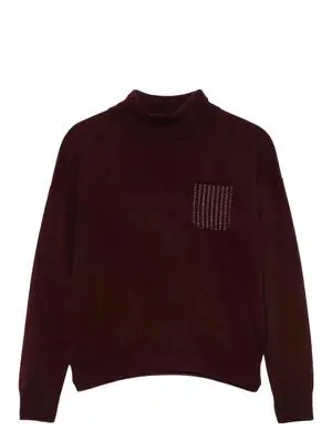 PESERICO Bead-embellished High-neck Sweater