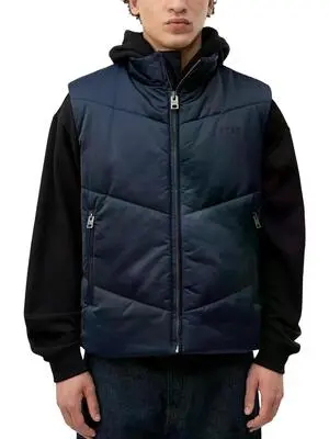 Hugo Quilted Gilet - Blue