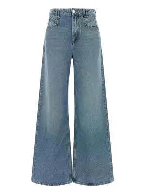 MARANT ETOILE Lemony Wide-leg Jeans - Blue