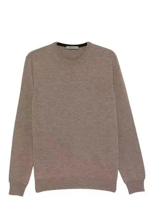Corneliani Crew-neck Long-sleeve Sweater - Neutrals