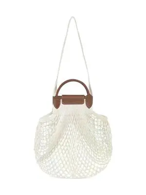 Longchamp Le Pliage Filet L Mesh Bag - Neutrals