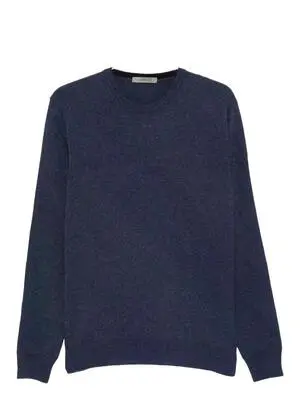Corneliani Crew-neck Long-sleeve Sweater - Blue