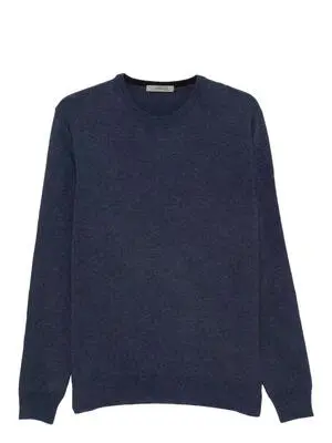 Corneliani Crew-neck Long-sleeve Sweater - Blue