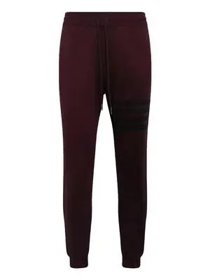 Thom Browne 4-bar Stripe Track Pants Red