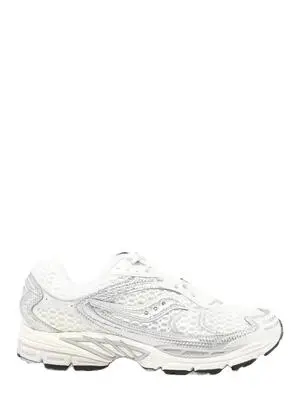 Saucony Mesh-panelled Metallic Sneakers White