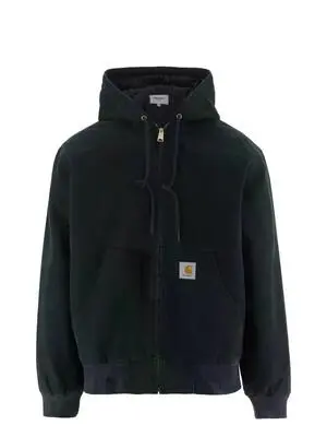 Carhartt Work In Progress Og Active Dearborn Canvas Hooded Jacket - Black