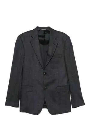 Emporio Armani Herringbone Suit - Grey
